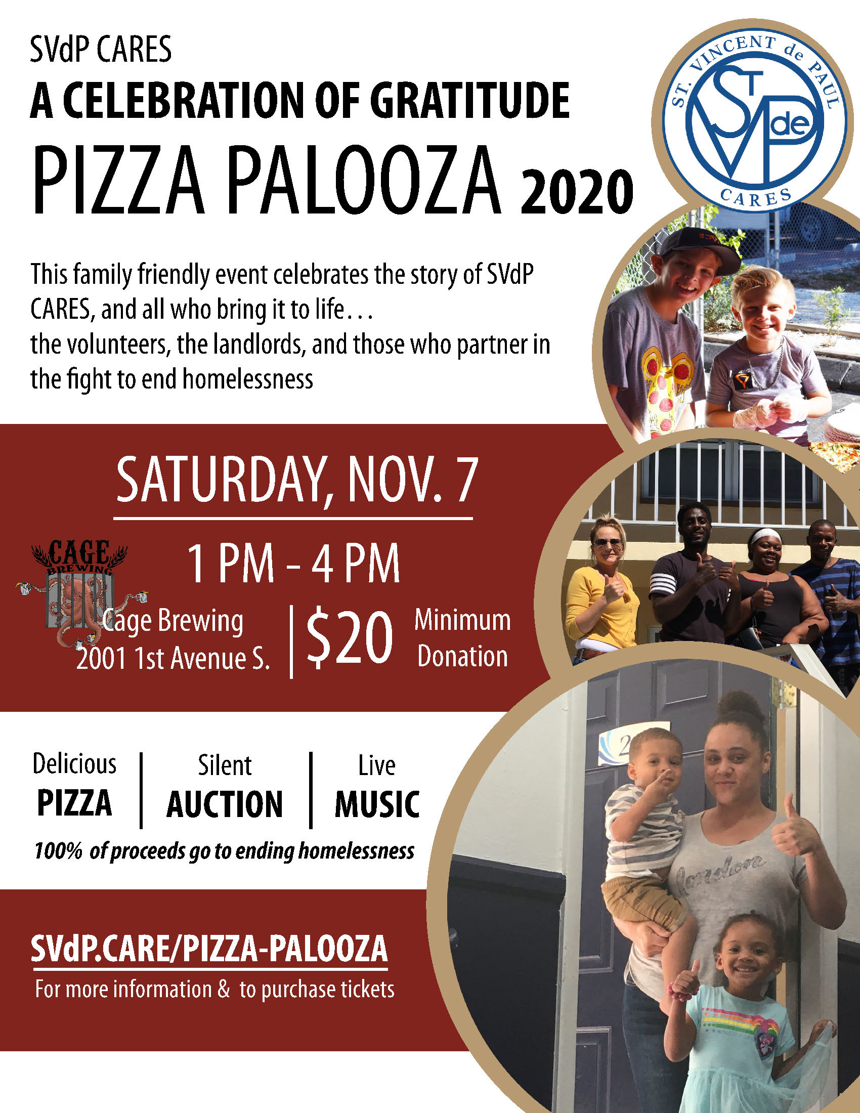 Pizza Palooza - St. Vincent de Paul CARES